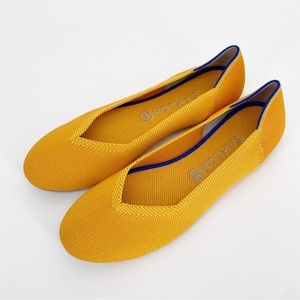 Rothy's | Shoes | Rothys Lemon Drop The Flat Round Slip On Knit Shoes ...